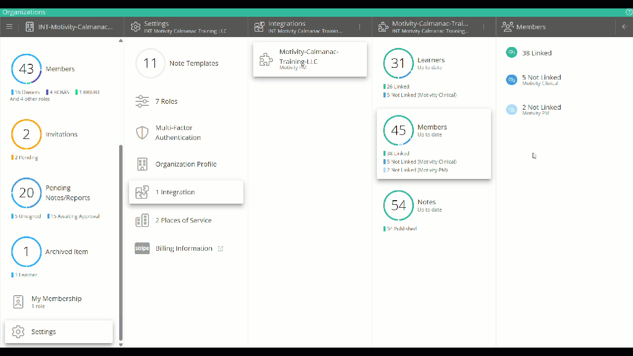 Motivity PM Connection Step 1: Link Staff and Learners